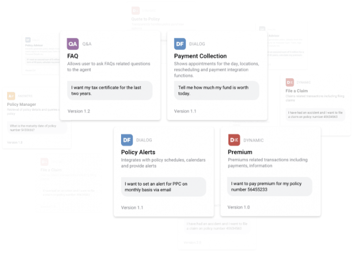 Intelligent Virtual Agent for Enterprise Companies